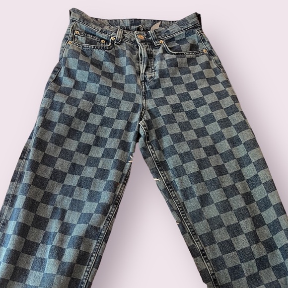 Divided | Jeans | Straight Legged Checkered Jeans | Poshmark